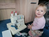 repasovaný overlock Pfaff Hobbylock Elektronic 797 - 6měs.záruka, 5 ...